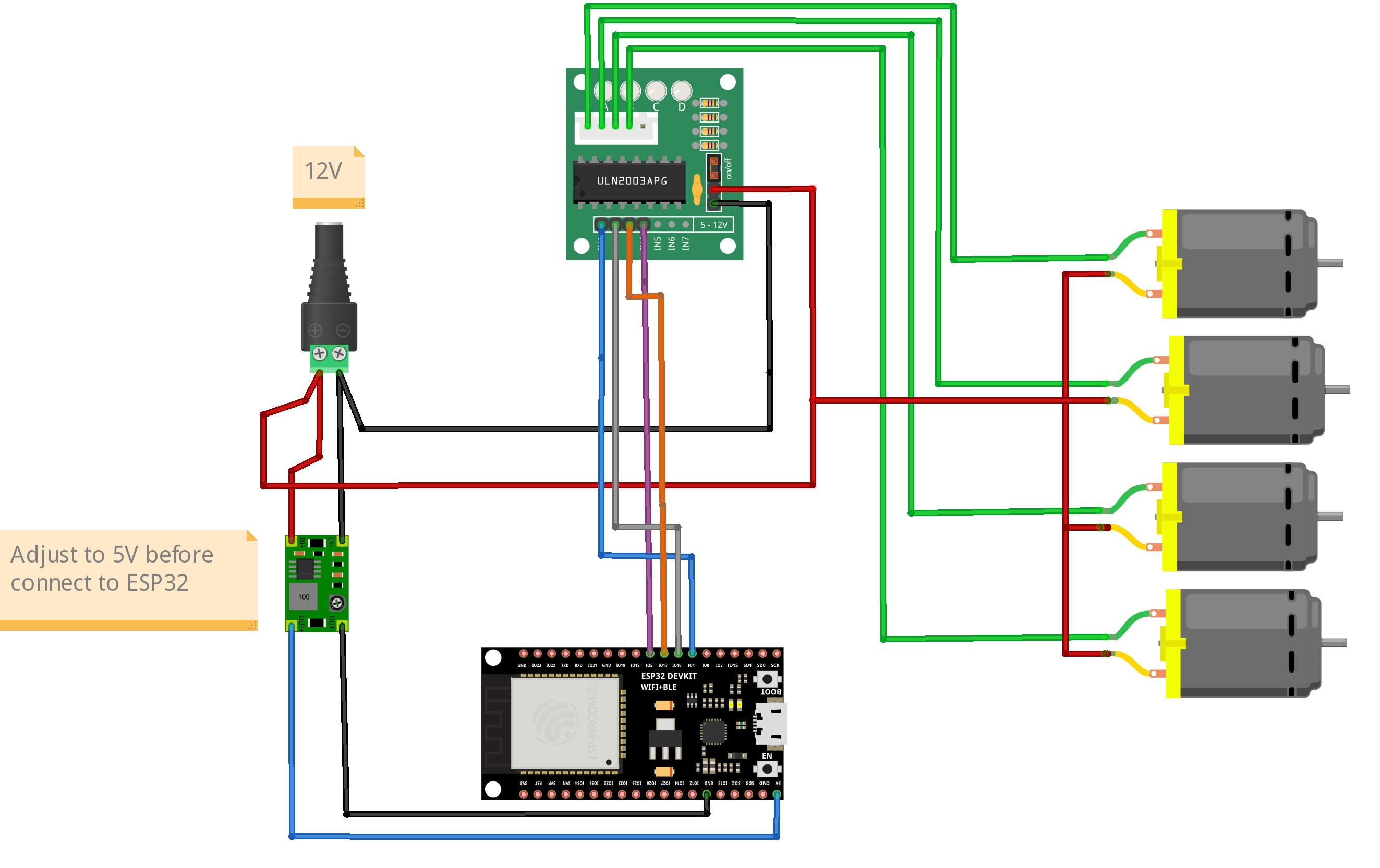 ESP32 DIY 4-heads Peristaltic Dosing Pump Project Balling Reef Tank - Etsy