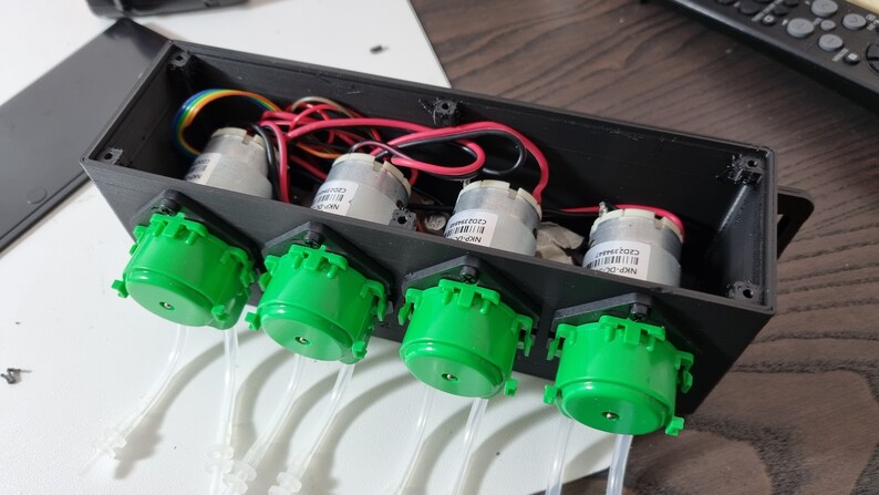 Node-red DIY 4-heads Peristaltic Dosing Pumps Full Project Balling Reef Tank - Etsy