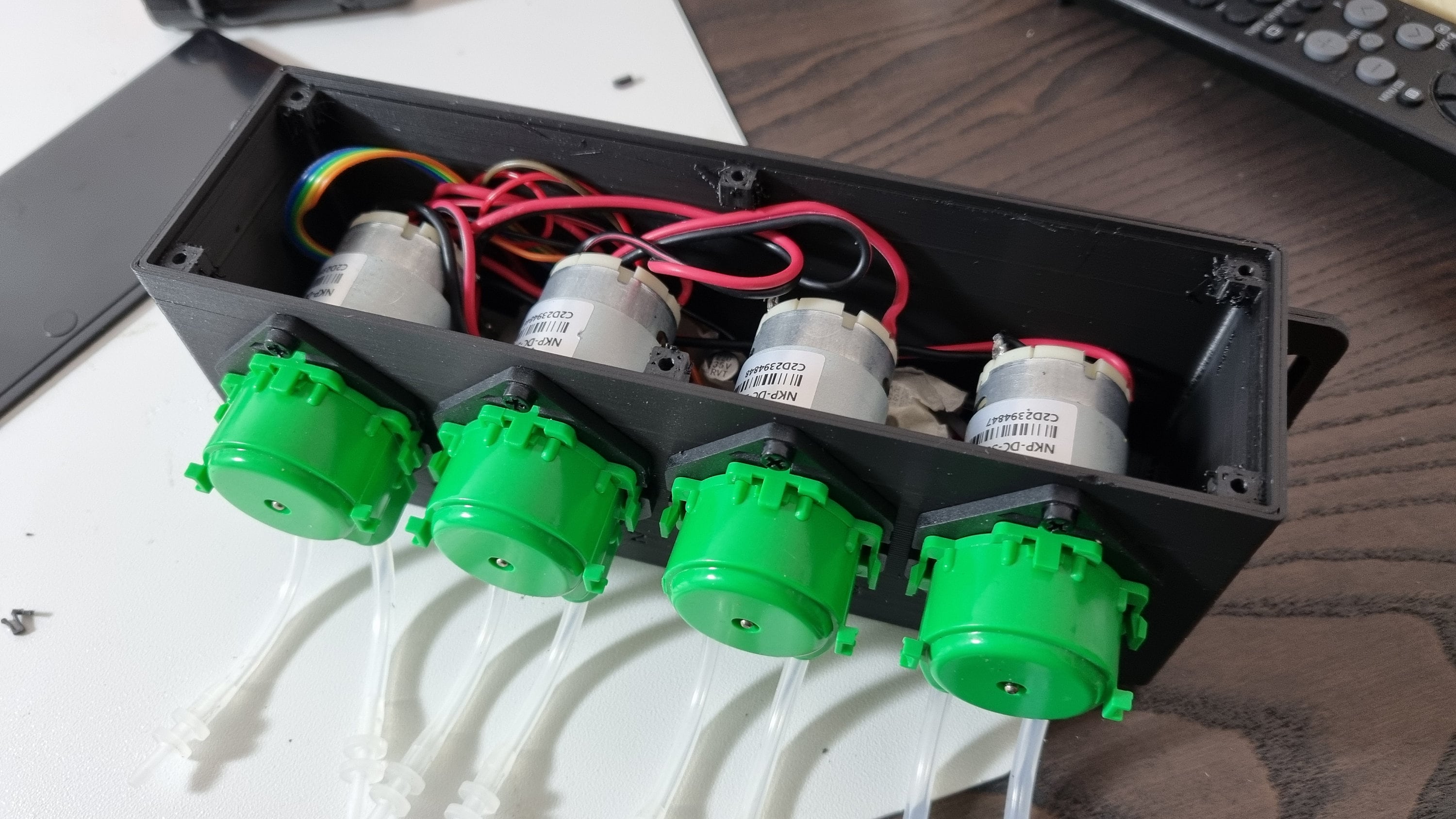 Node-red DIY 4-heads Peristaltic Dosing Pumps Full Project Balling Reef ...