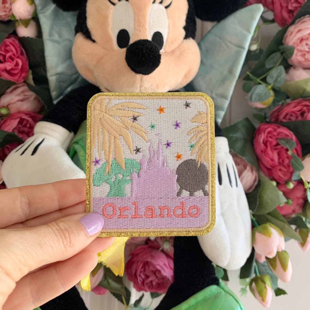 Florida Patch, Orlando Patch, Embroidered Patch, Travel Patch, Disney ...