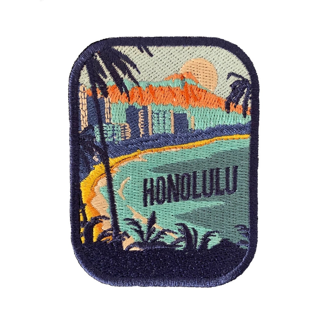 Patch, Iron on Patch, Hawaii, Travel Patch, Patch Iron On, Patch for ...