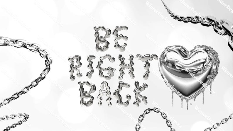 Chrome Baddie Y2K Themed Twitch Stream Overlay - Etsy