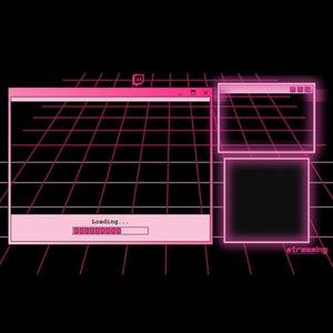 Neon Pink and Black Stream Overlay - Etsy