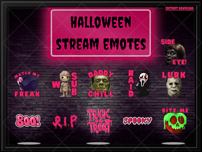 11 Cute Halloween Themed Emotes for Streaming - Twitch | Discord ...