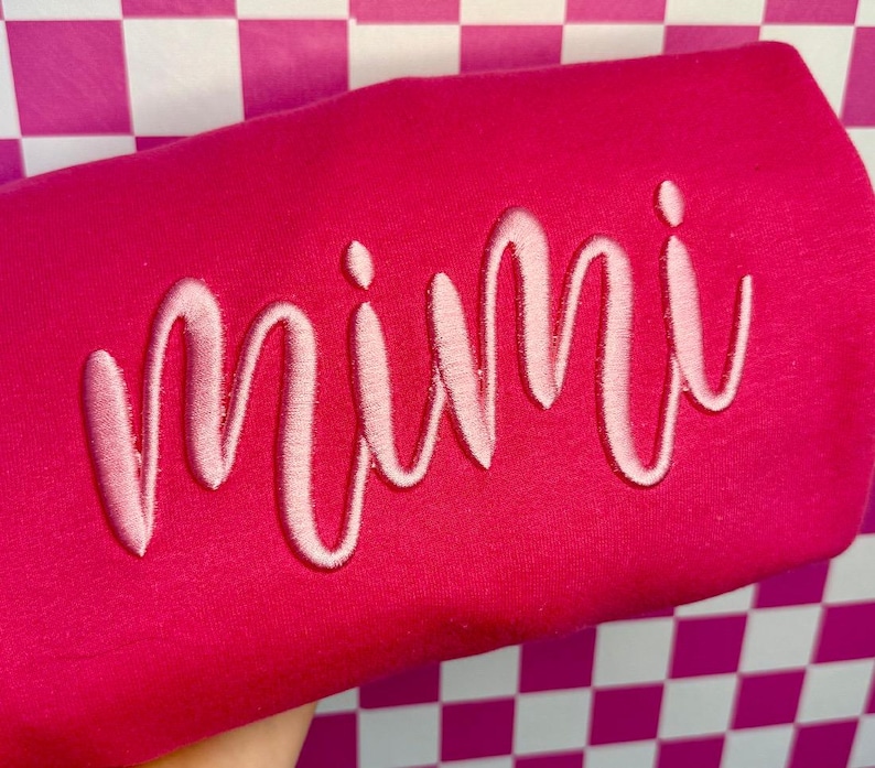 Mimi Puff Embroidery - Etsy
