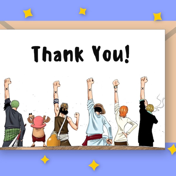 Buy One Piece Cards Online In India - Etsy India