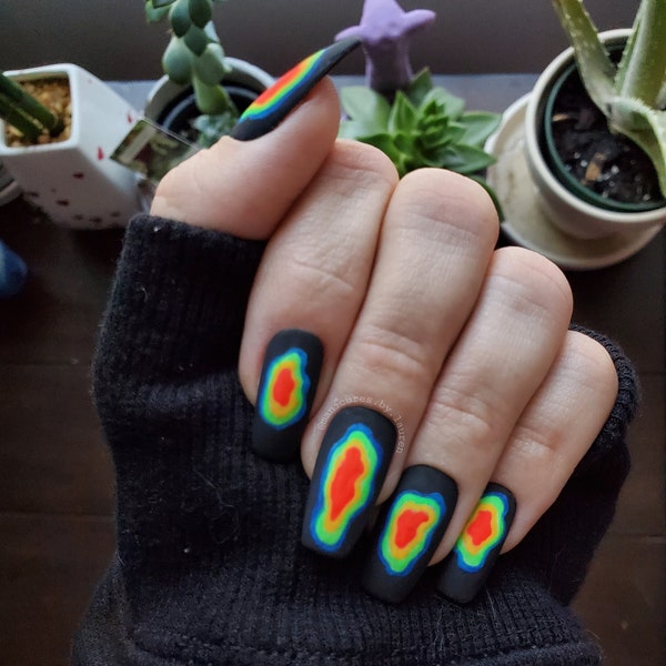 Matte Nails - Etsy