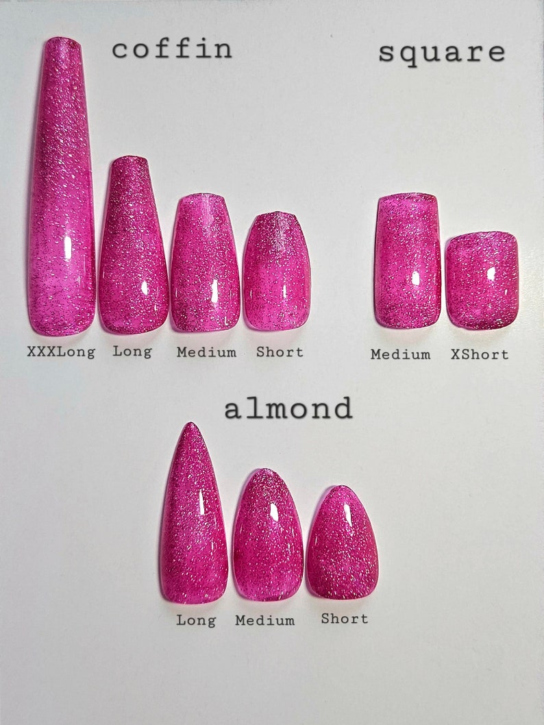 Mooncat Mermaid Bait Single Color Press On Nail Set Etsy