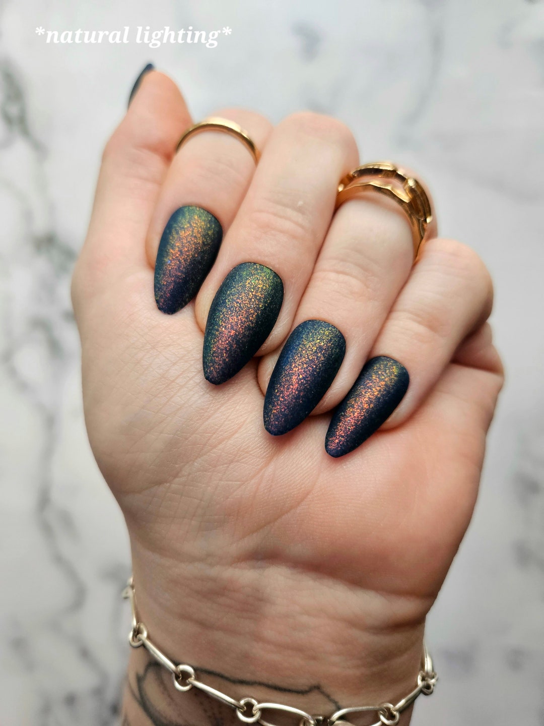 Mooncat Pangea Single Color Press on Nail Set - Etsy