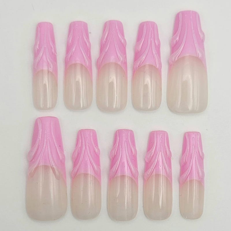 French Manicure - Etsy