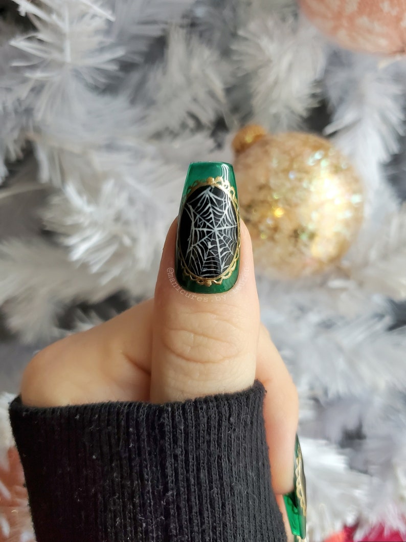 Gold Frame Oddities Nail Set - Etsy