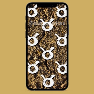 Zodiac • Taurus Aesthetic | 3 iPhone Wallpapers | Phone Wallpapers - Etsy