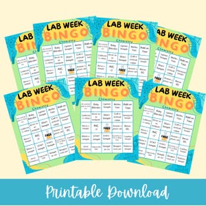 Lab Week 2025 Games Printable - Etsy