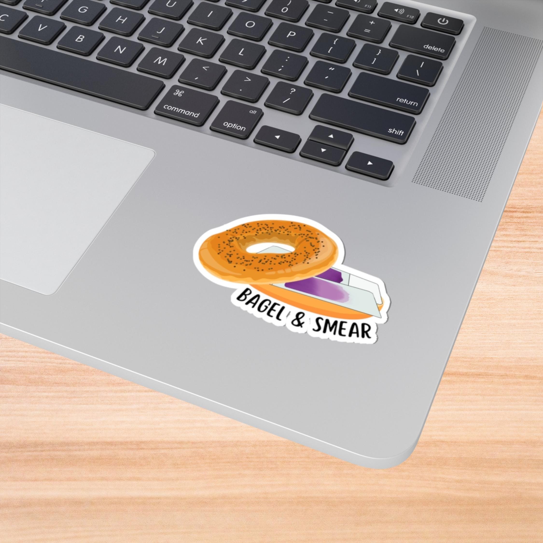 Funny Hematology Sticker, Bagel and Smear, Clinical Laboratory Humor ...