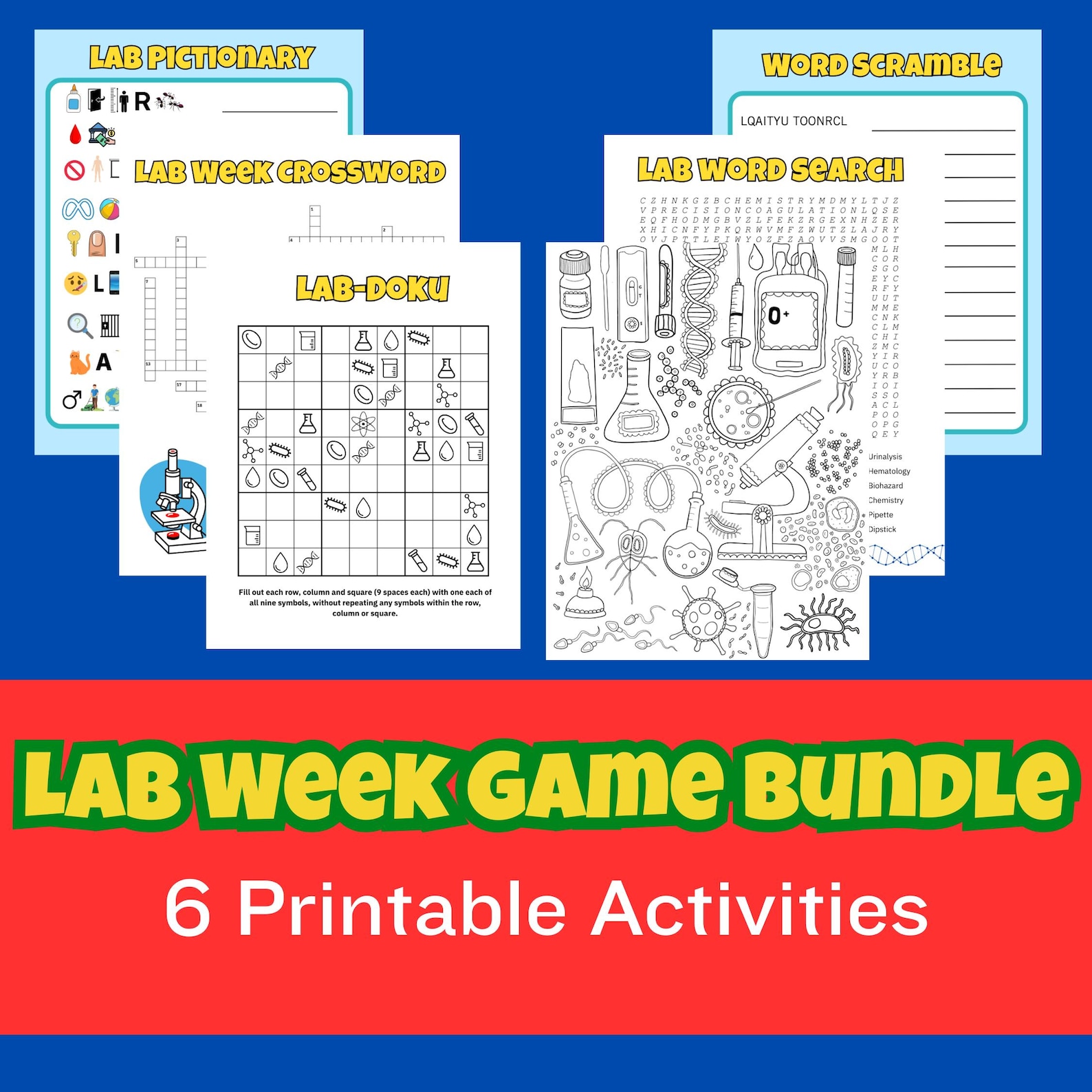 Lab Week 2026 Games Bundle PDF Download, Laboratory Professionals Week ...
