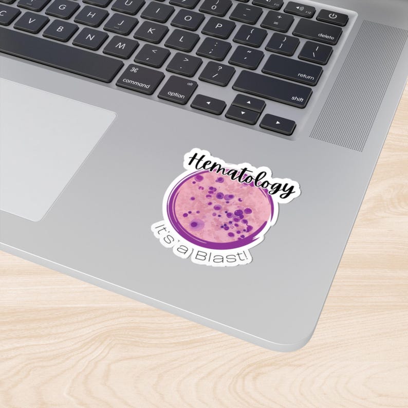 Hematology Sticker Funny Lab Tech Gift Laboratory Vinyl Decal ...