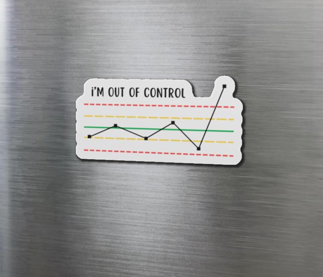 Out of Control Funny Laboratory Magnet, Quality Control Humor, Quality ...