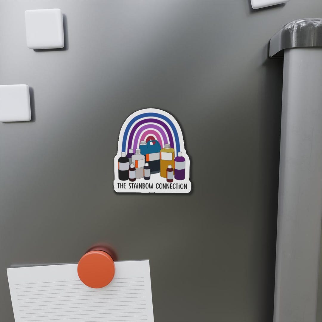Stainbow Funny Magnet, Pathology Histology Laboratory Humor, Med Tech ...