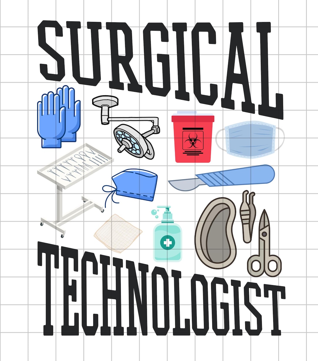 Surgical Technologist Design SVG PNG, Digital File Download ...
