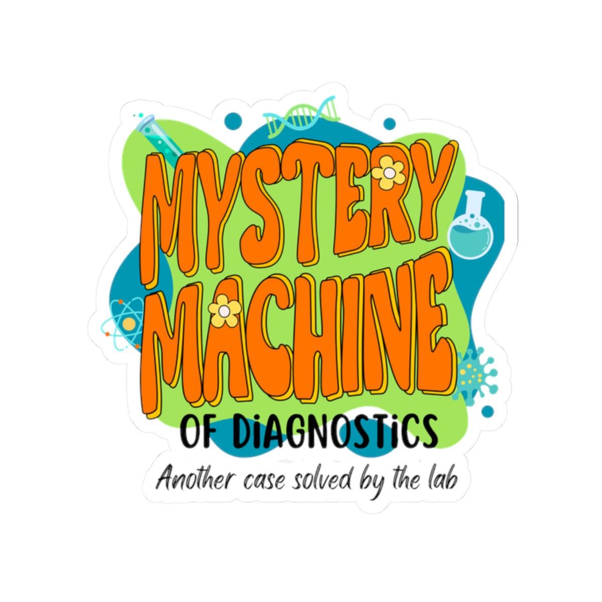 Mystery Machine of Diagnostics Lab Week 2025 Sticker, Clinical ...