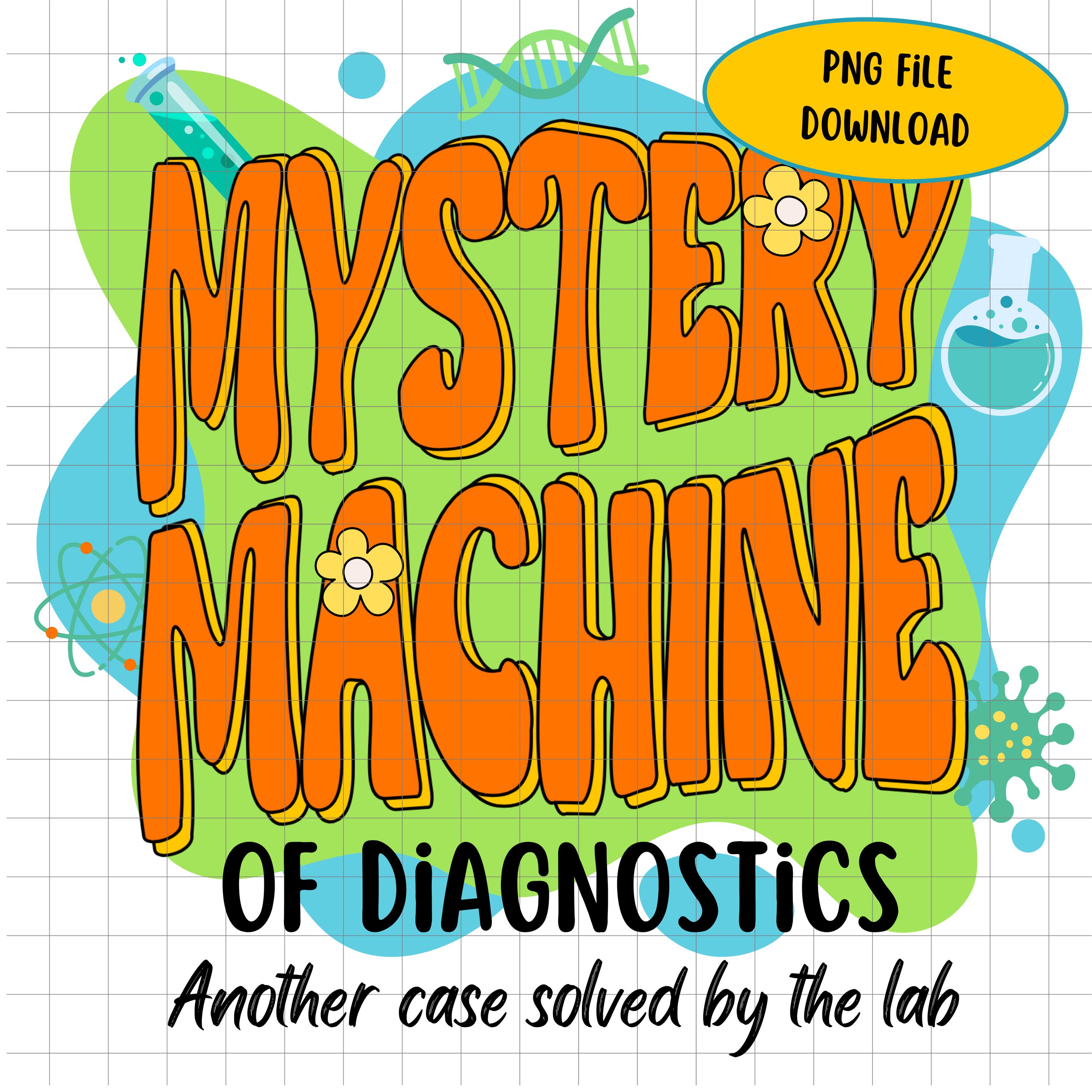 Lab Week 2025 PNG Digital Download, Mystery Machine of Diagnostics ...
