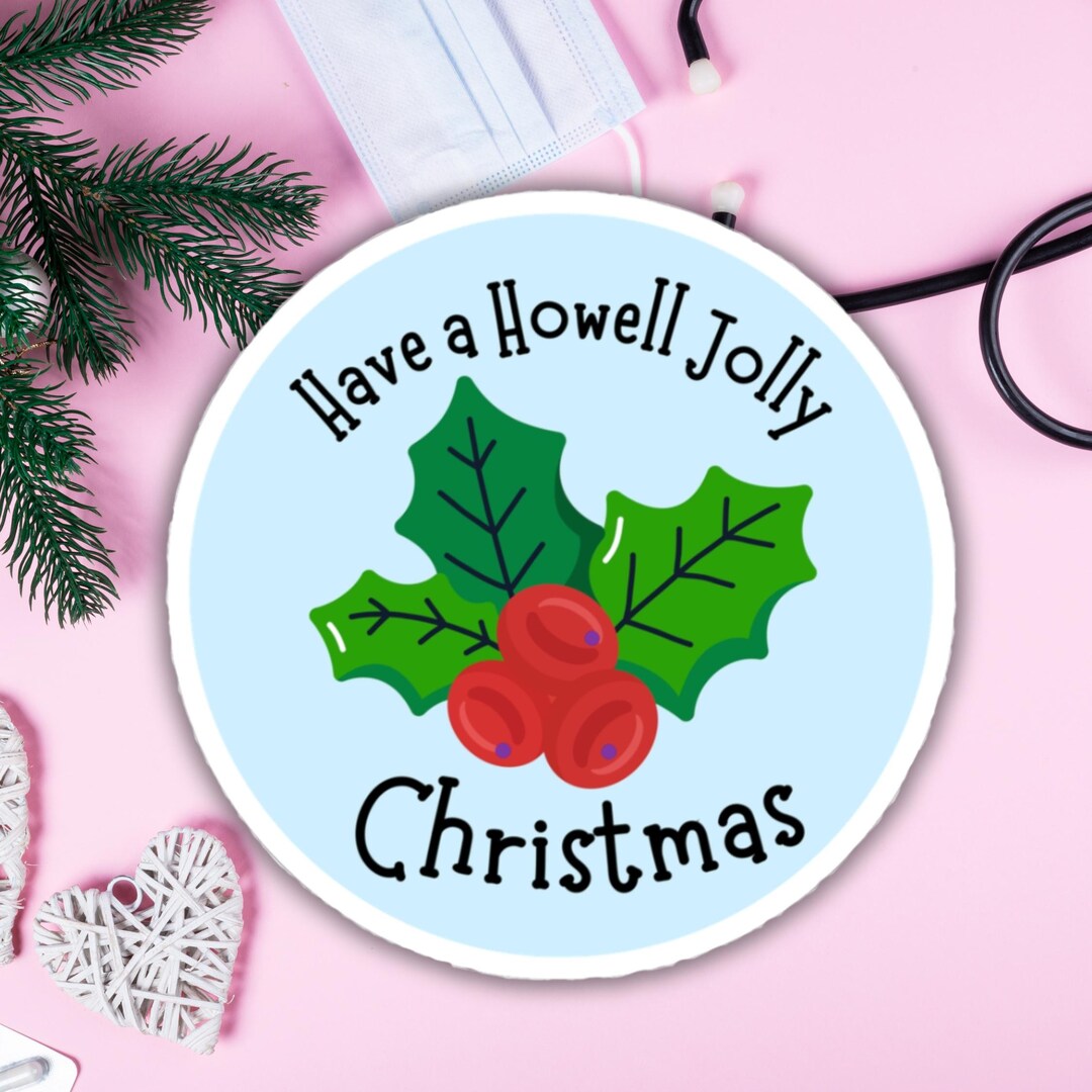 Howell Jolly Christmas Sticker Decal, Hematology Humor, Lab Tech Gift ...