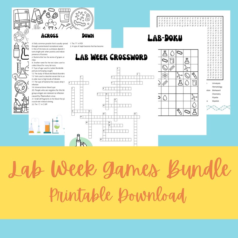 Lab Week 2025 Games Bundle Download, Laboratory Professionals Week ...