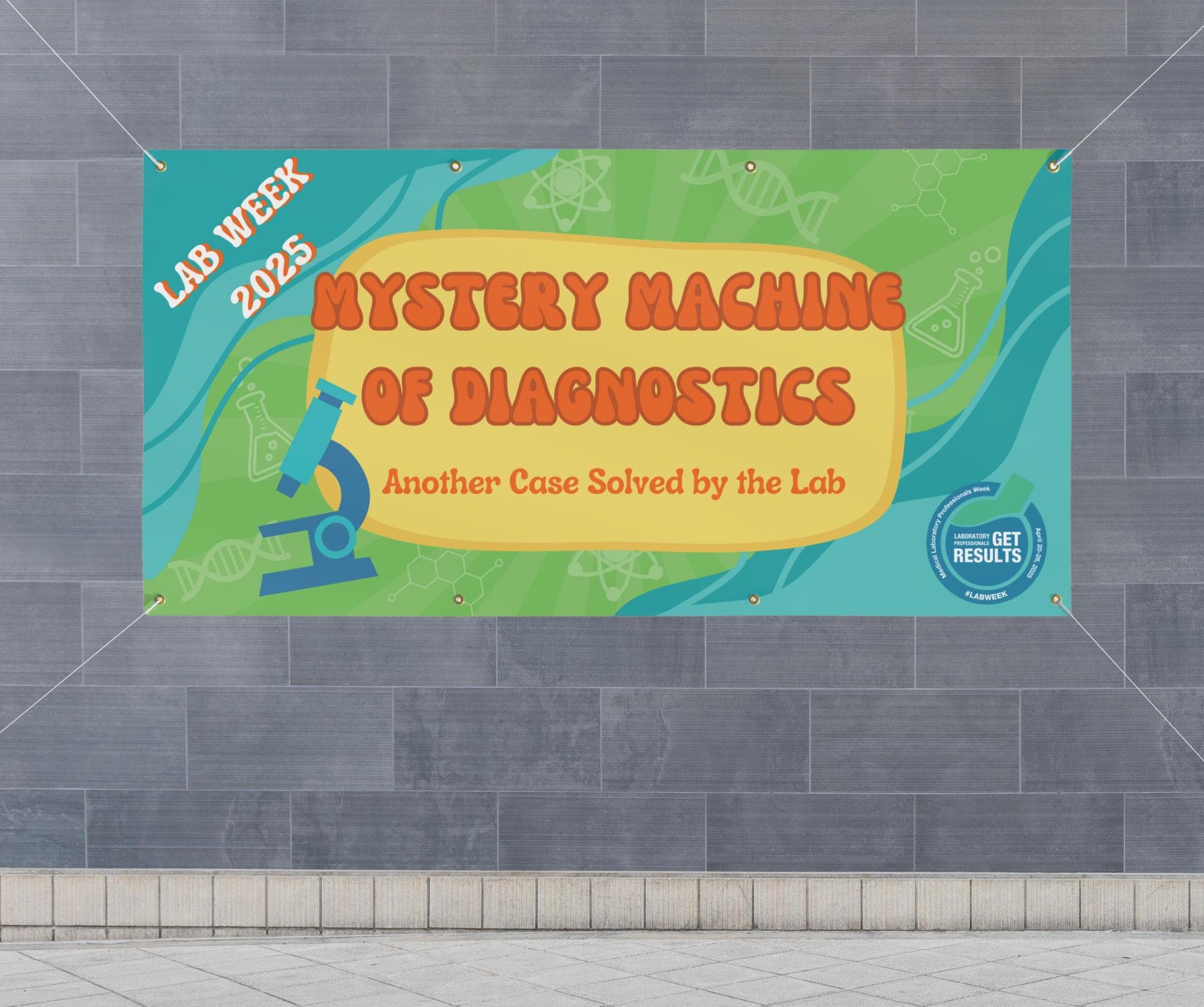 Lab Week 2025 Banner Mystery Machine of Diagnostics, Laboratory ...