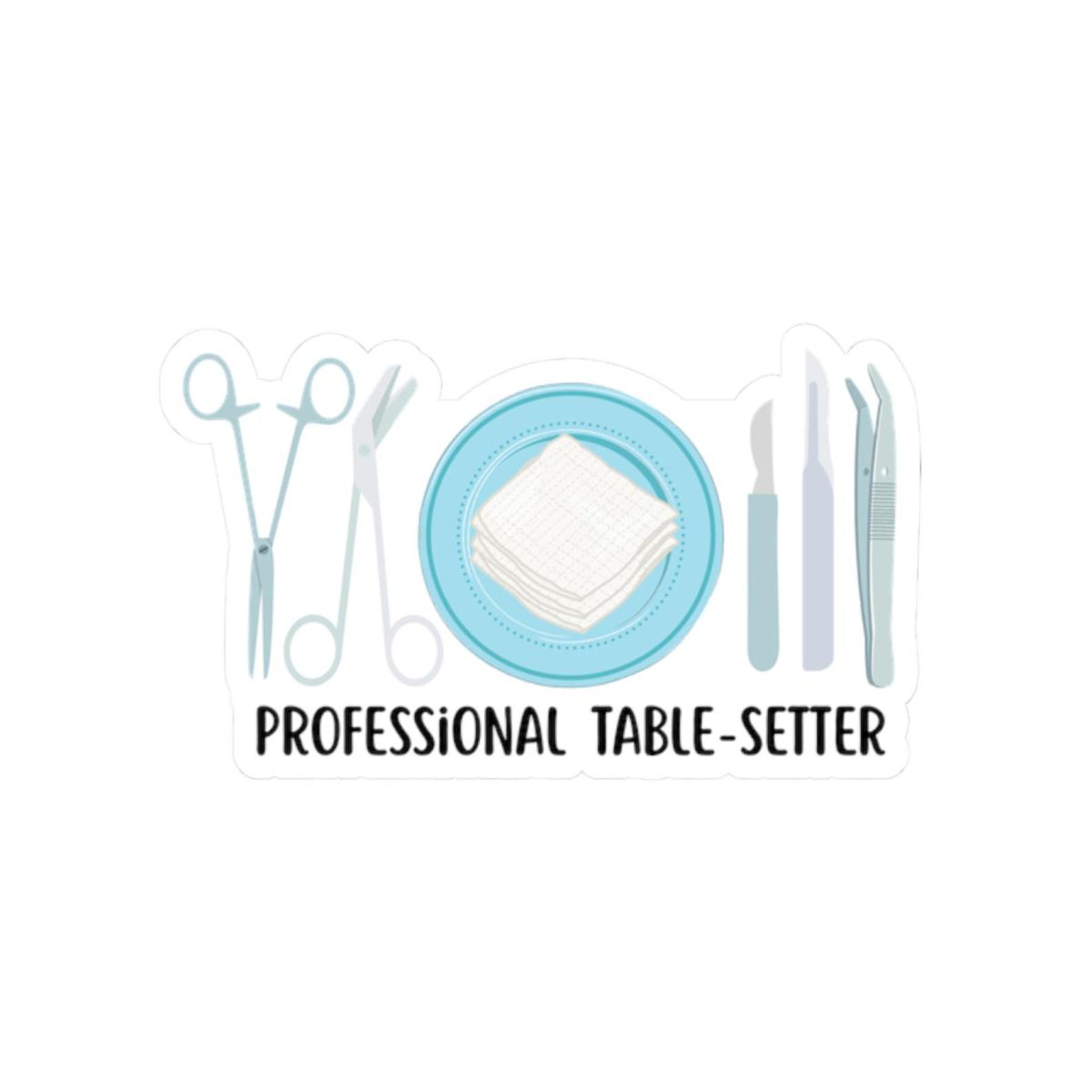 Funny Surgical Technologist Sticker, Surg Tech Laptop Decal, Scrub Tech ...