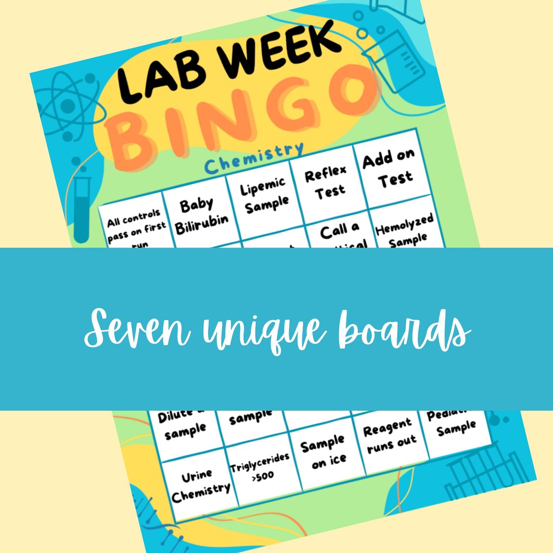 Lab Week 2025 Bingo Game-mystery Machine of Diagnostics Another Case ...