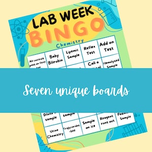 Lab Week 2025 Bingo Game-mystery Machine of Diagnostics Another Case ...