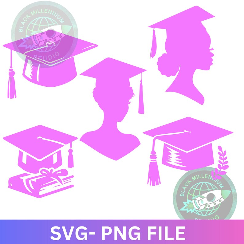 Graduation SVG Bundle, Graduation Stickers, Digital Download, Cut Files ...