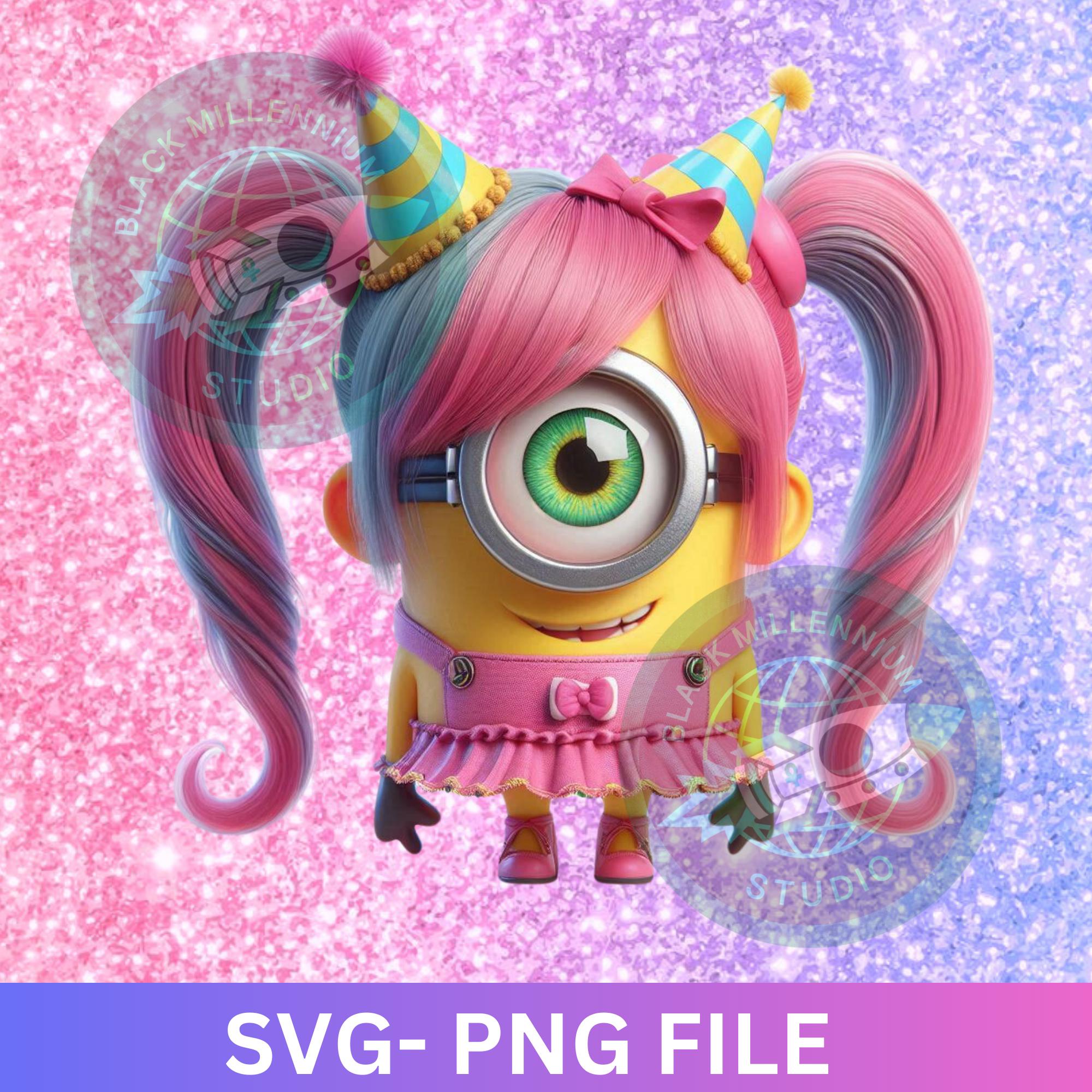 Female Minion | Girl Minion Clipart | Despicable Me Png - Etsy