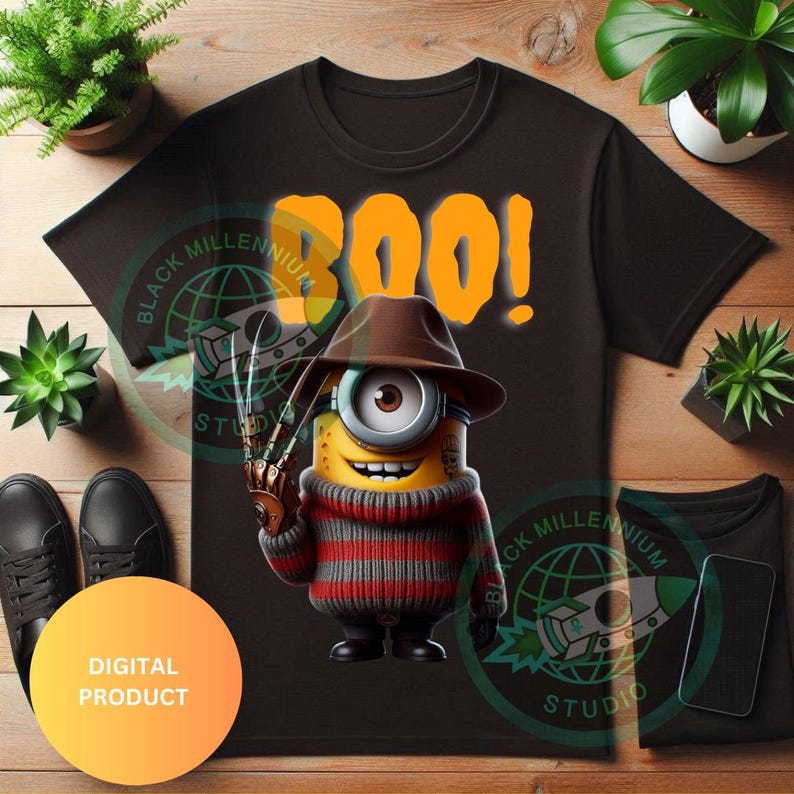Halloween Freddy Minion Clipart PNG | Transparent Background ...