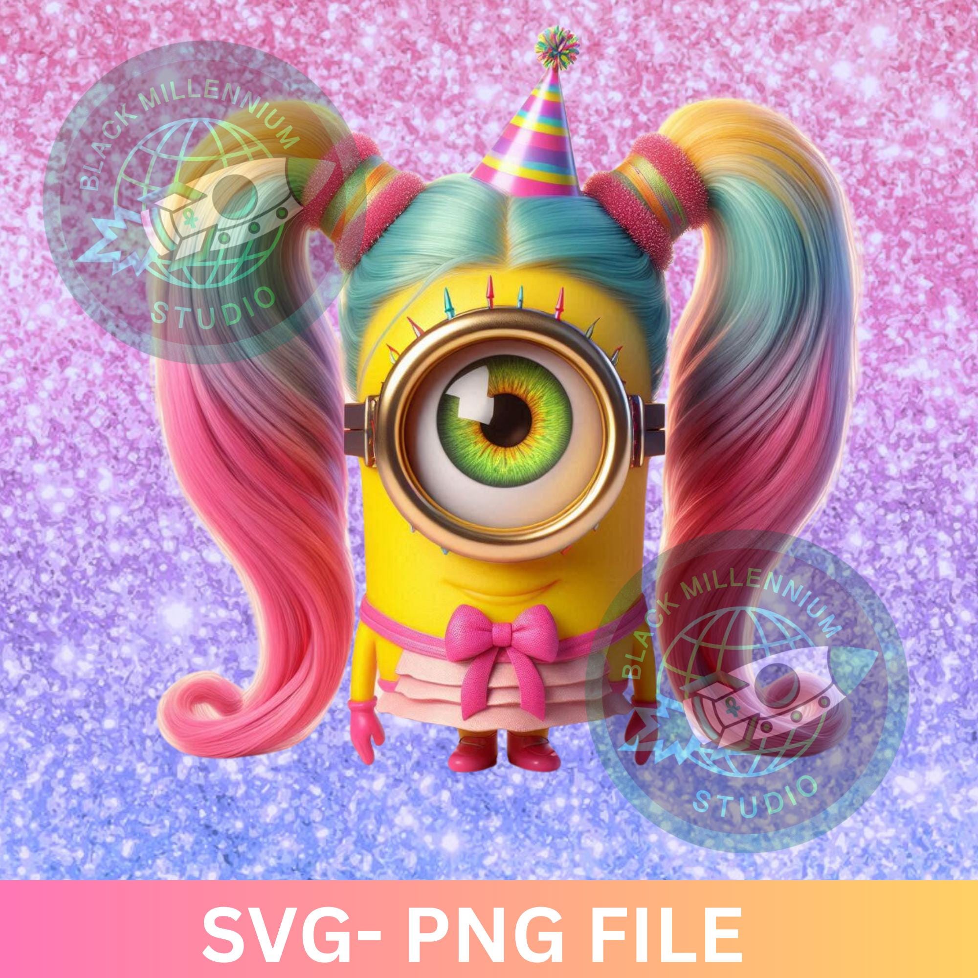 Female Minion | Girl Minion Clipart | Despicable Me Png - Etsy