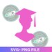 Graduation Woman SVG , Graduation Stickers, , Digital Download, Cut ...