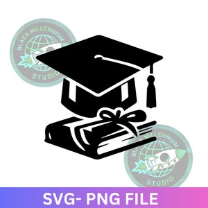 Graduation Hat SVG, Graduation Stickers, , Digital Download, Cut Files ...