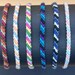 CUSTOMIZABLE Candy Stripe Friendship Bracelet Thread Bracelet & Anklet ...