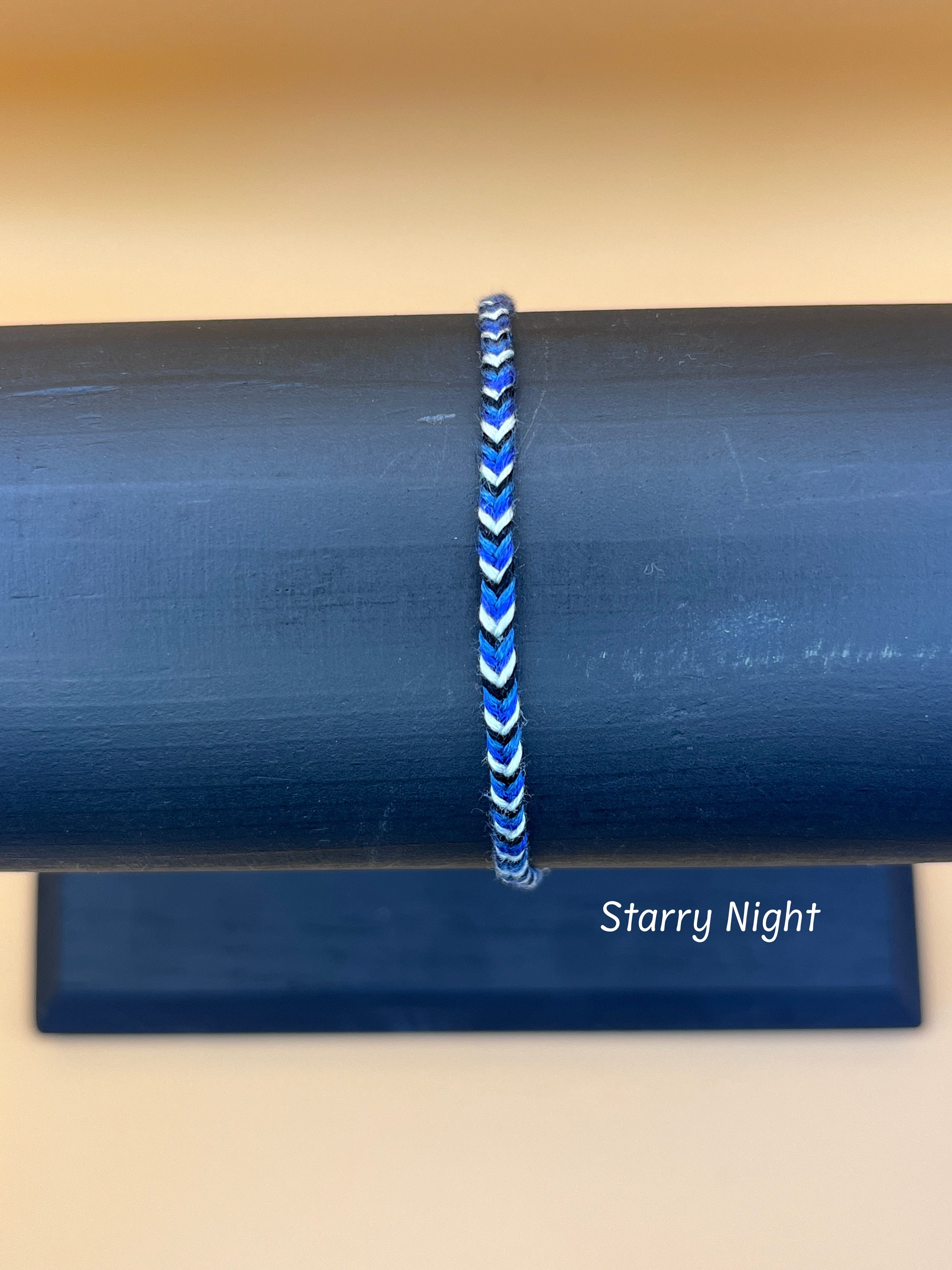 CUSTOMIZABLE Fishtail Braided Friendship Bracelet Woven String Bracelet ...