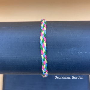 CUSTOMIZABLE Braided Friendship Bracelet | Thread Bracelet & Anklet ...