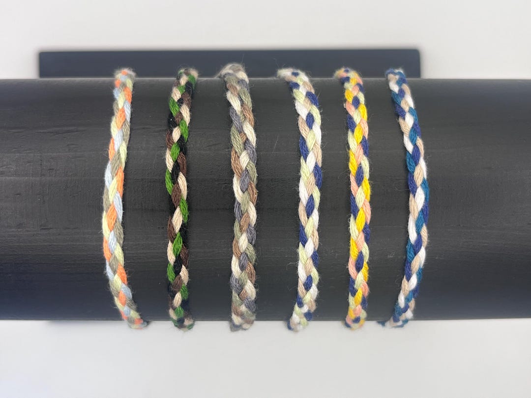CUSTOMIZABLE Braided Friendship Bracelet | Thread Bracelet & Anklet ...