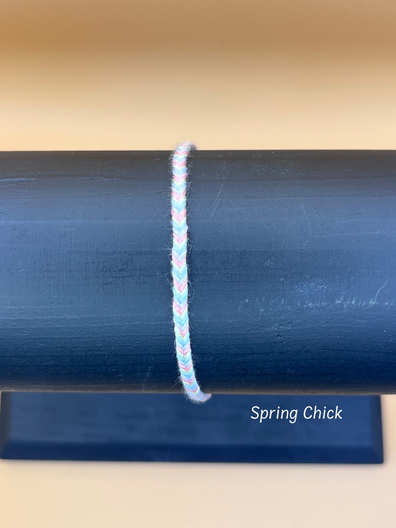 CUSTOMIZABLE Fishtail Braided Friendship Bracelet Woven String Bracelet ...