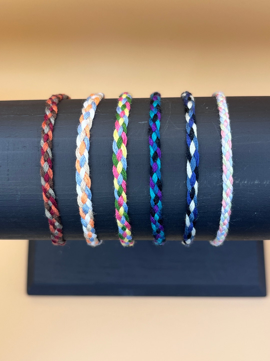 CUSTOMIZABLE Braided Friendship Bracelet | Thread Bracelet & Anklet ...