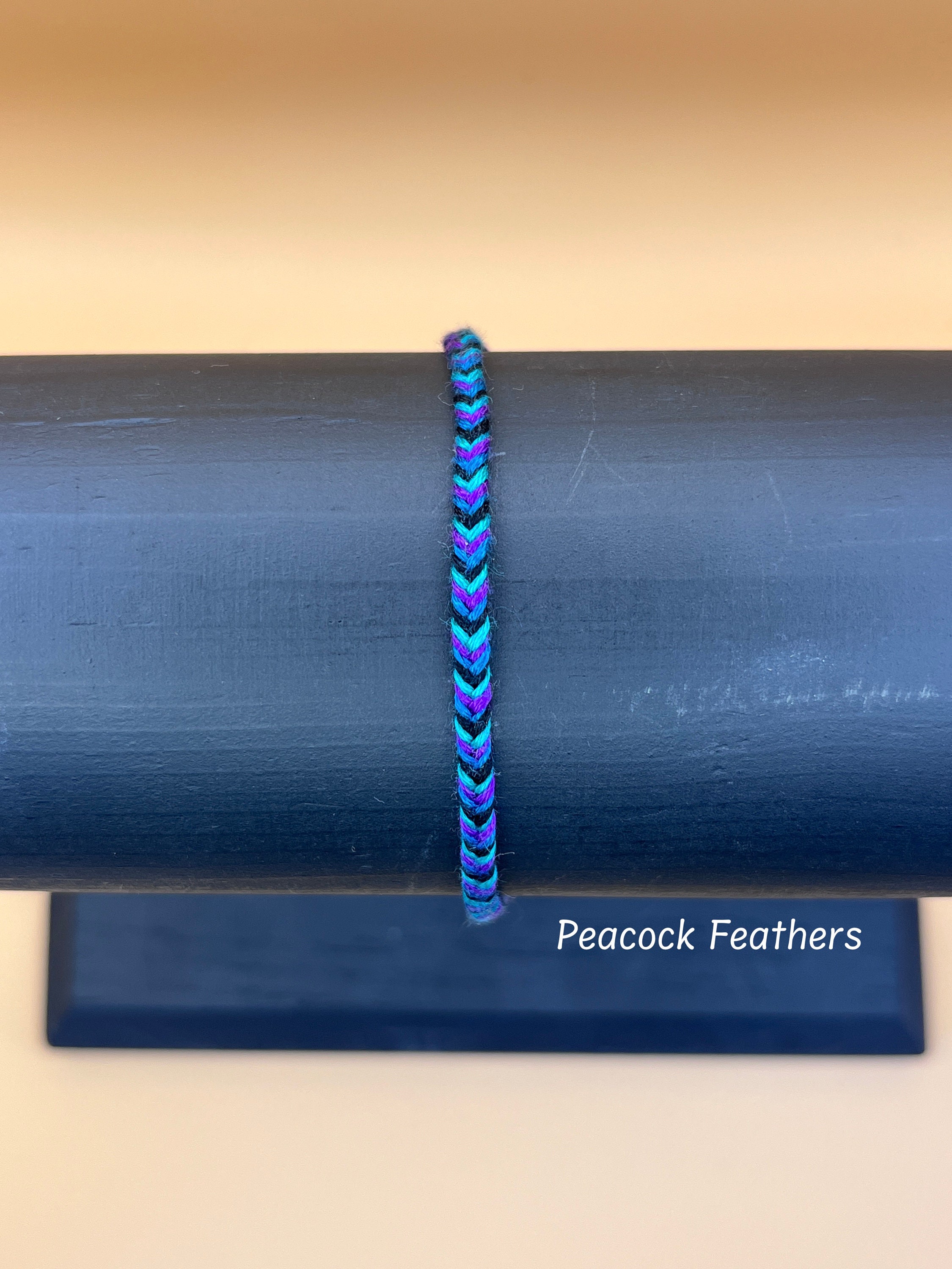 CUSTOMIZABLE Fishtail Braided Friendship Bracelet Woven String Bracelet ...