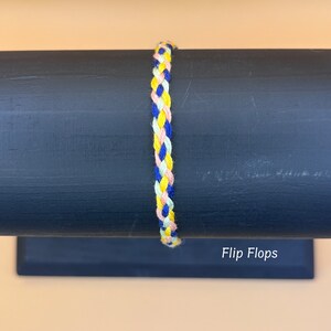 CUSTOMIZABLE Braided Friendship Bracelet | Thread Bracelet & Anklet ...