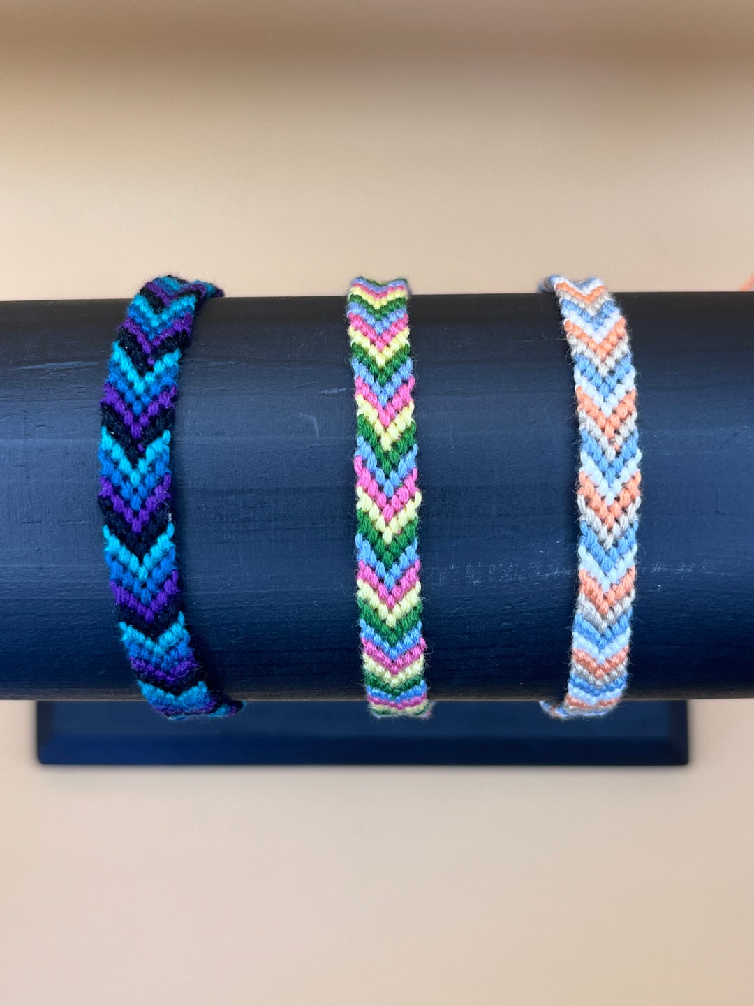 Chevron Friendship Bracelet Thread Friendship Bracelet & Anklet Woven ...