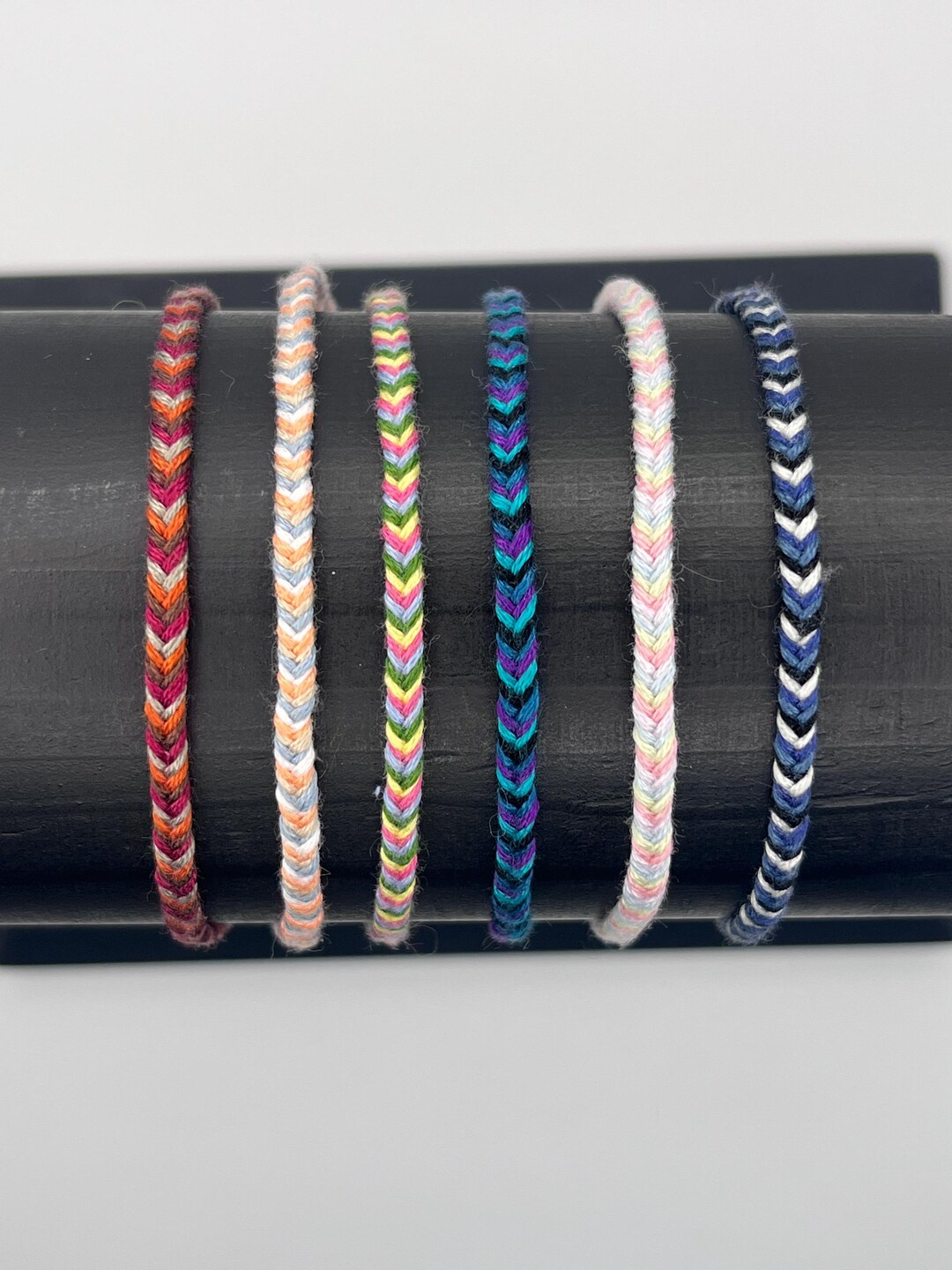 CUSTOMIZABLE Fishtail Braided Friendship Bracelet Customizable ...