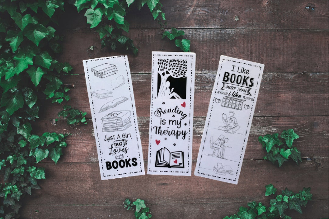 Bookmarks Bundle Png, Bookmark Template, Book Lover Png, Reading is My ...
