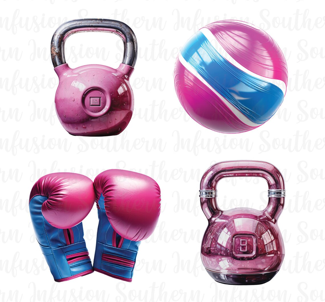 Fitness Clipart, Gym Girl Clipart, Cardio Workout, Personal Trainer ...