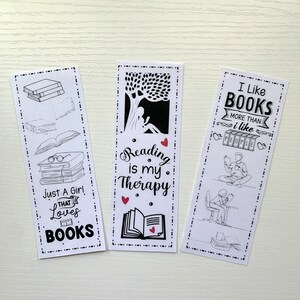 Bookmarks Bundle Png, Bookmark Template, Book Lover Png, Reading is My ...